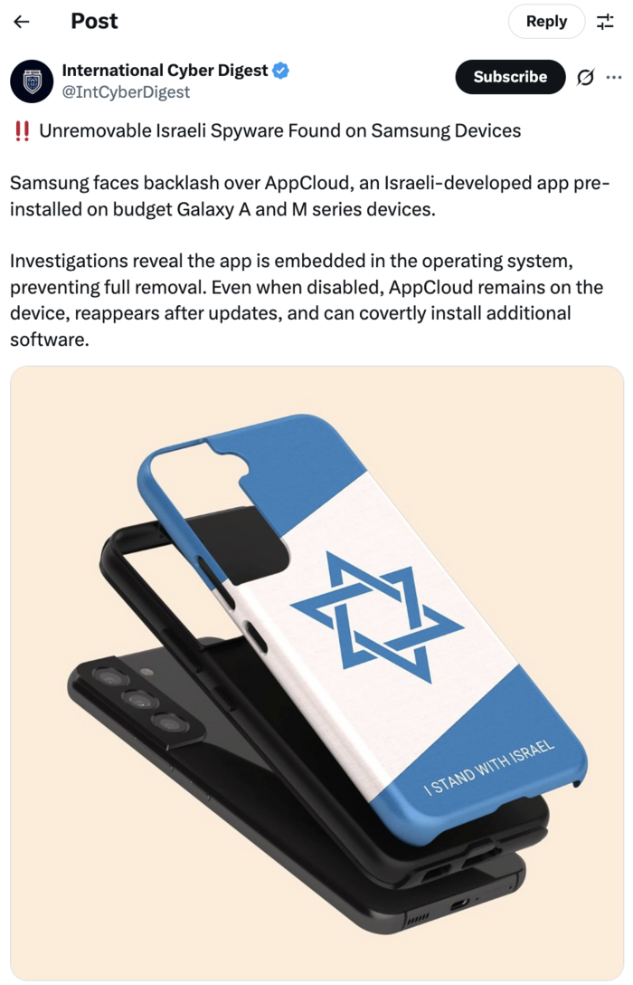 AppCloud: o aplicativo misterioso e impossível de remover da Samsung