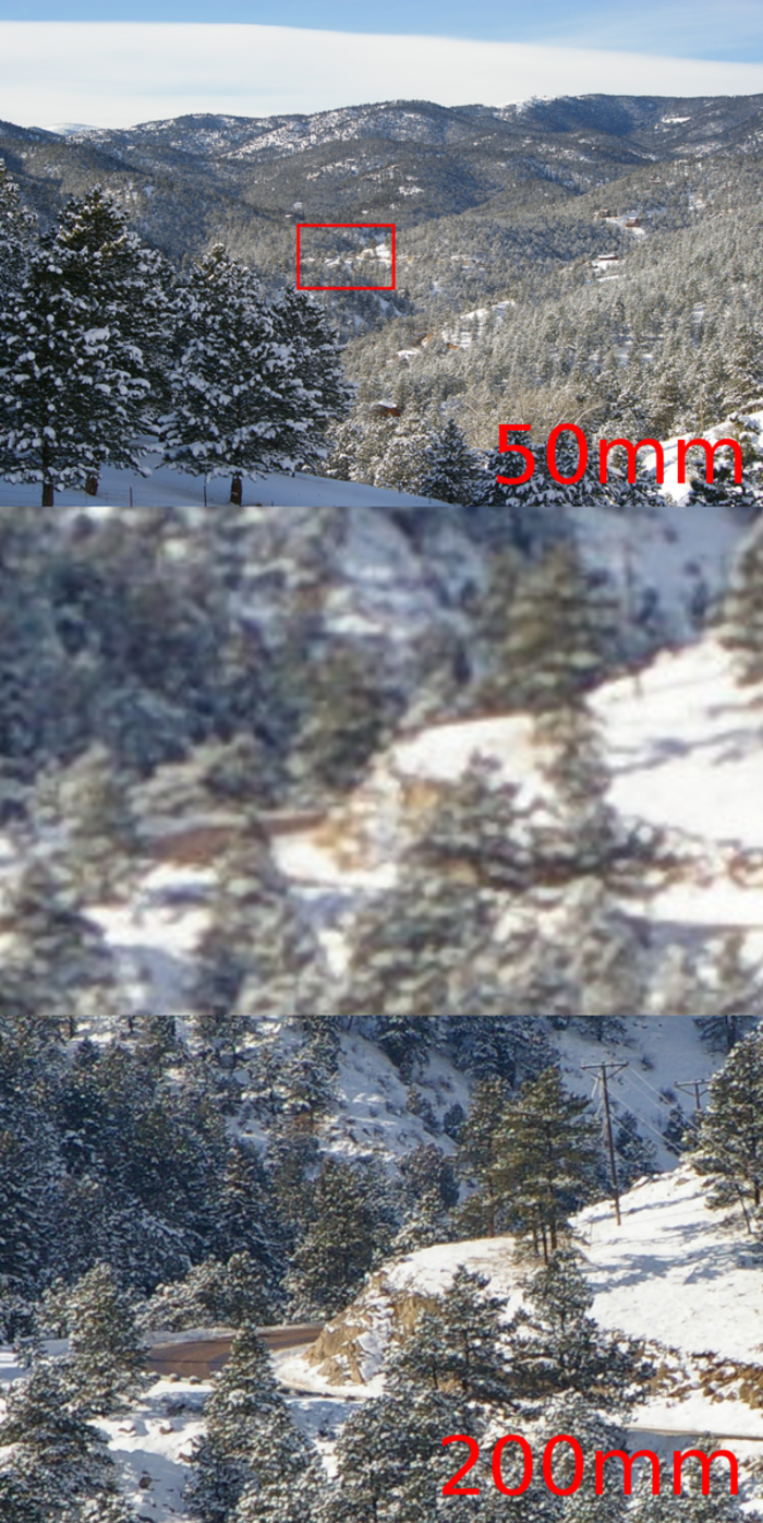 Optical zoom vs digital zoom