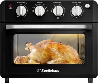 Beelicious 7-in-1 Air Fryer Toaster Oven BAF-801 vs Emerson SmartVoice ...