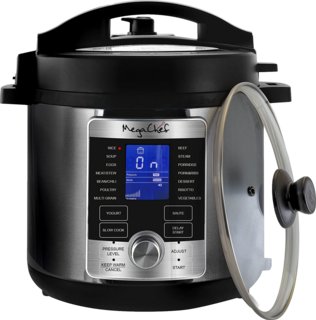 Crockpot Express Crock Multi-Cooker 10 Qt. vs Megachef Stainless Steel ...
