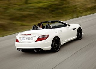 Mercedes-Benz SLK-Class Convertible 200 (2015) vs Mercedes-Benz SLS AMG ...